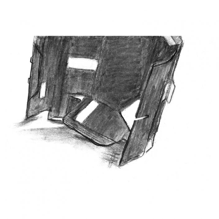 "Inside out and upside down" The anatomy of a cardboard box
